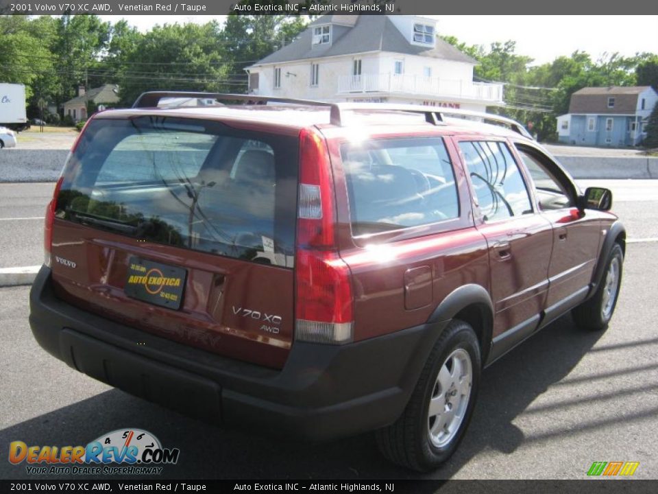 2001 Volvo V70 XC AWD Venetian Red / Taupe Photo #3 | DealerRevs.com