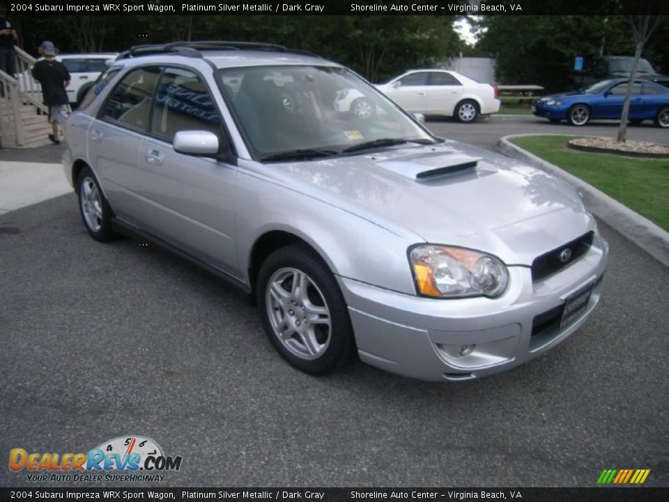 2004 Subaru Impreza WRX Sport Wagon Platinum Silver Metallic / Dark Gray Photo #7 | DealerRevs.com