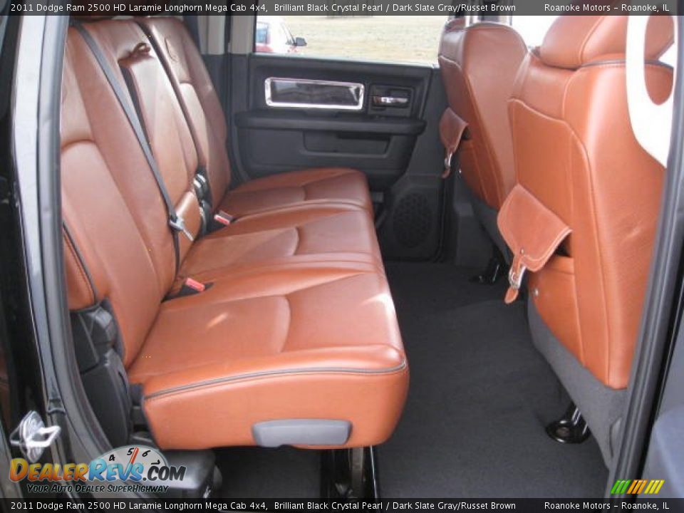Rear Seat of 2011 Dodge Ram 2500 HD Laramie Longhorn Mega Cab 4x4 Photo #13 | DealerRevs.com