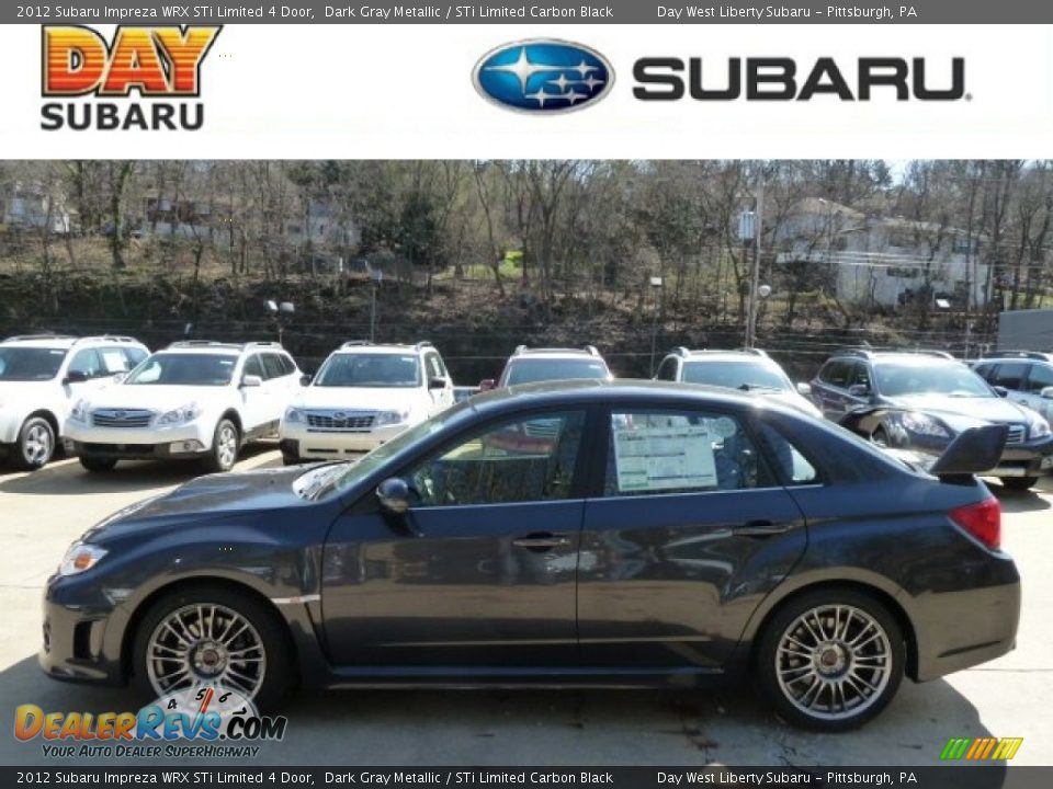 2012 Subaru Impreza WRX STi Limited 4 Door Dark Gray Metallic / STi Limited Carbon Black Photo ...